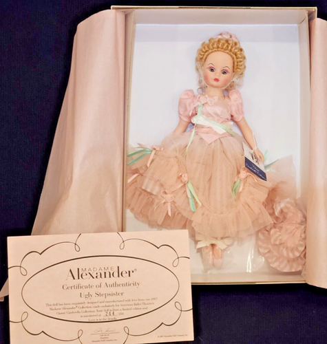 Madame Alexander "Ugly Stepsister" #45985, New in Box with COA #244/350 ...