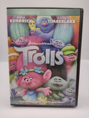 Trolls DVD Widescreen 2016 (Anna Kendrick, Zooey Deschanel, James ...