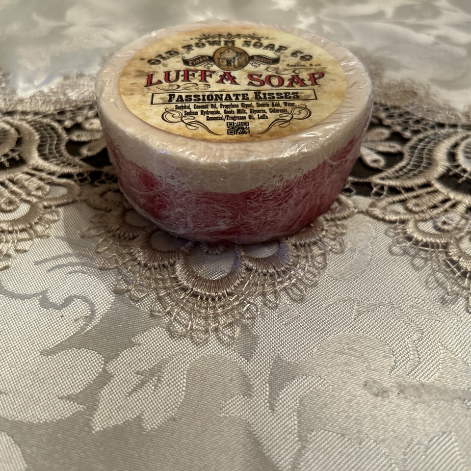 Old Town Soap Co. Luffa Soap - Passionate Kisses 5 Oz Natural ...