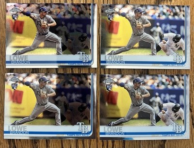 Brandon Lowe Rookie 2019 Topps Chrome Lot - 4 Cards | eBay