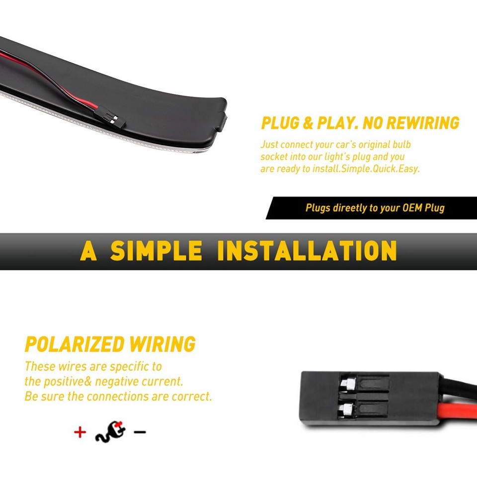 Clear Sequential Side LED View Mirror Signal Turn Light for Ford 10-14 ...