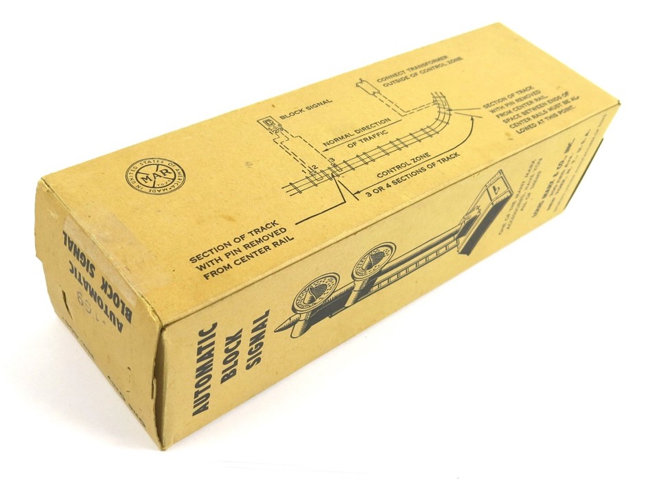 Vintage Louis Marx Model Train Track Automatic Block Signal 464 w/ Box ...