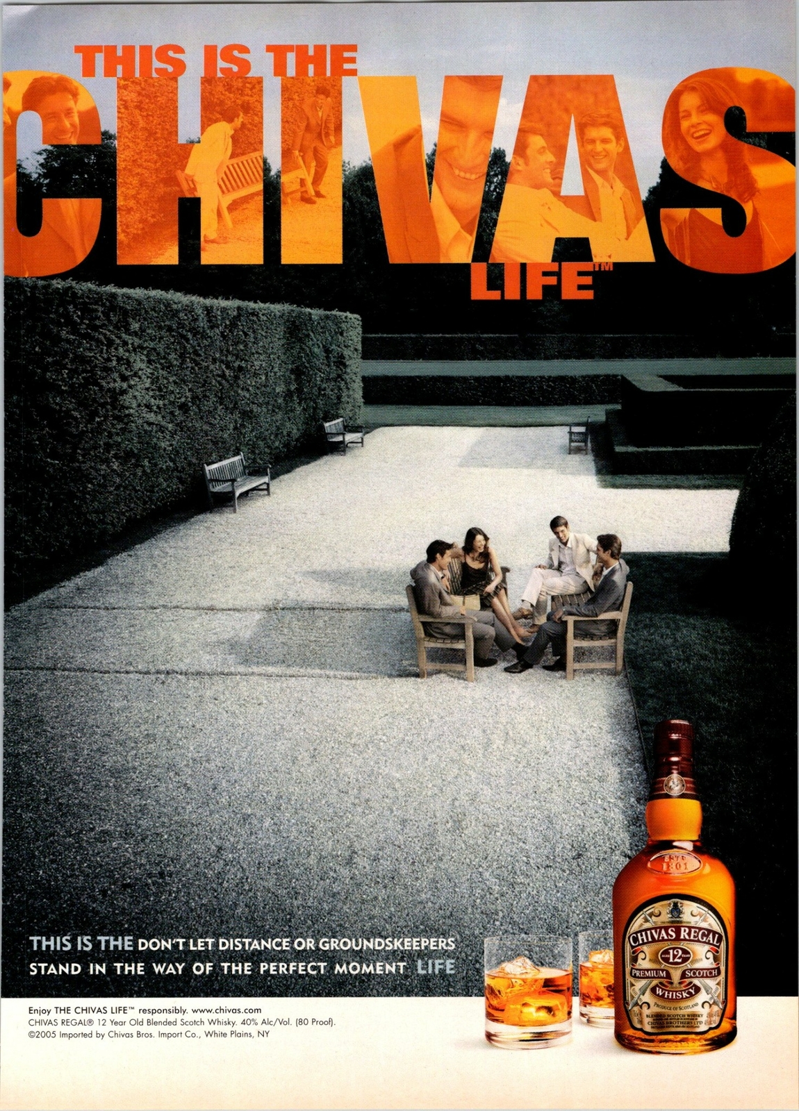 2005 VINTAGE 8X11 PRINT Ad FOR CHIVAS REGAL SCOTCH WHISKY THE CHIVAS ...