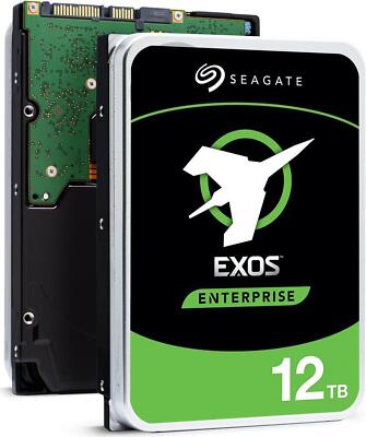 New ST12000NM001G Seagate 12TB Exos X16 512E 3.5" SATA 6Gb/s Enterprise ...