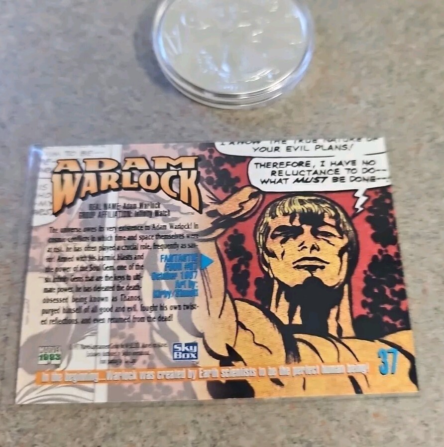 1993 Marvel Masterpieces - #37, Adam Warlock (SkyBox Trading Cards) | eBay