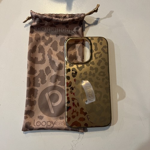 Loopy Case iPhone 13 Pro 6.1" Gold Leopard Soft Phone Case Silicone ...
