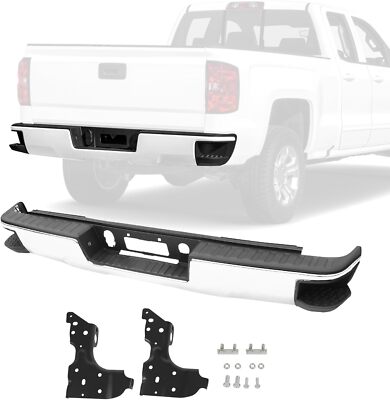 Rear Step Bumper Assembly Without Parking Aid Sensors Chevy Chevrolet ...