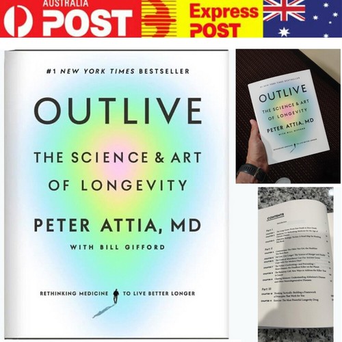 Outlive: The Science and Art of Longevity Paperback by MD,Peter Attia ...