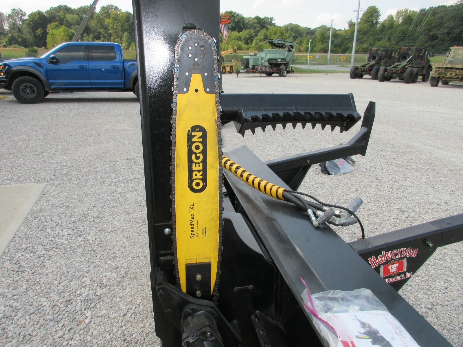 Firewood wood log Processor Attachment Bobcat CAT Deere Gehl Skid Steer ...