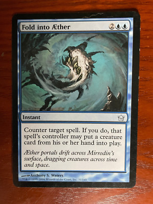 MTG Fold into Aether SINGLE USED EXCELLENT CONDITION SEE PHOTOS | eBay
