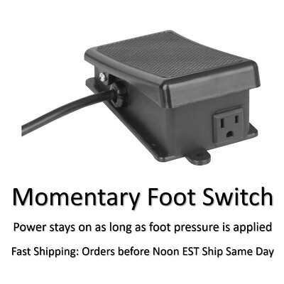 Momentary On Off Foot Switch : Hands Free Pedal for Electric Power ...