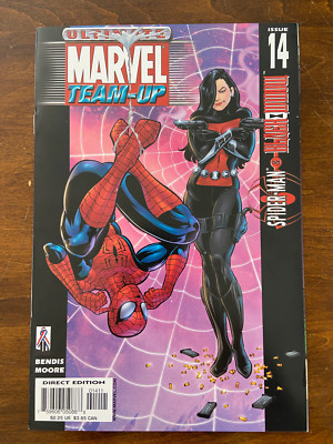 ULTIMATE MARVEL TEAM-UP #14 (Marvel,2001)VF/+ Black Widow, Terry Moore ...