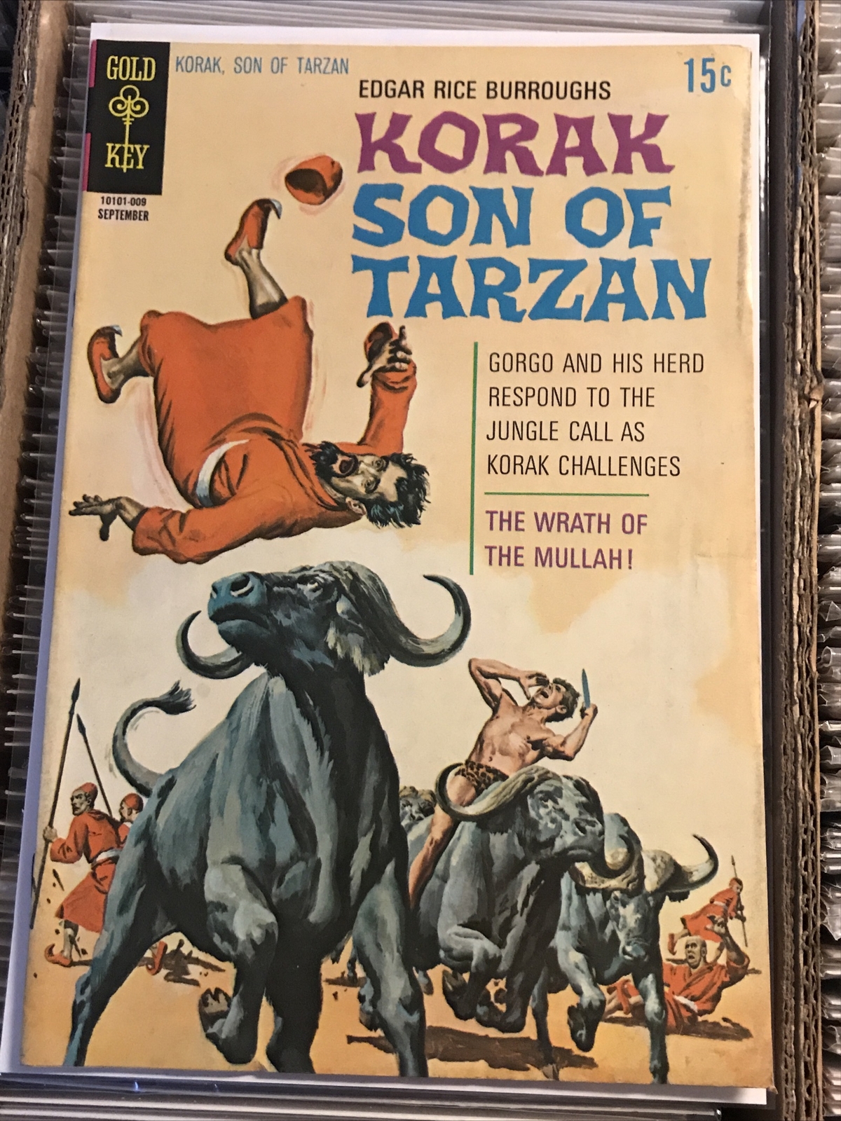 KORAK SON OF TARZAN #37 EDGAR RICE BURROUGHS GOLD KEY COMICS 1970 gorgo ...