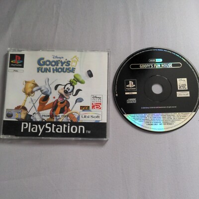Disney's Goofy's Fun House PS1 Playstation 1 Game (RARE PROMOTIONAL ...
