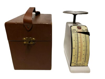 Vintage Hanson Dietetic Scale Model #1475 with Carrying Box -Grams ...