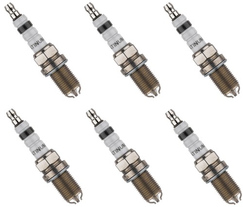 6 Spark Plugs OEM BOSCH High Power Fine Wire Double Platinum FGR7DQP ...