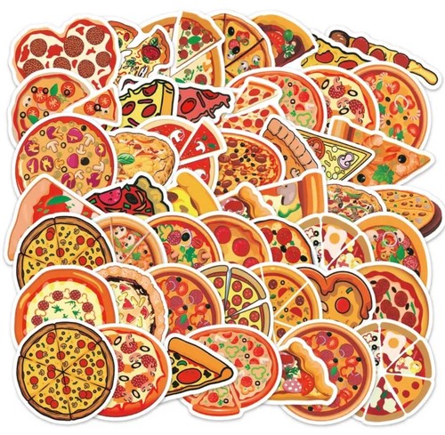 10 X Pizza Stickers | Italian Food | Fast Food | Take Away | UK SELLER ...