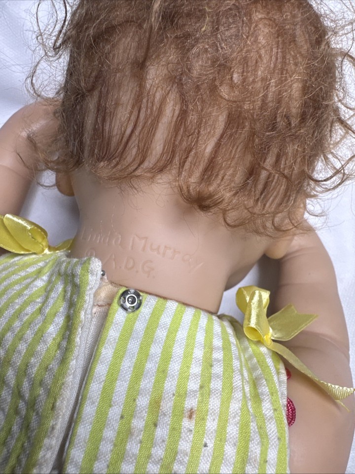 Linda Murray ADG: Green Eyes, Red Hair, Silicone Weighted Baby Doll 20 ...