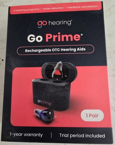Go Prime Go Hearing Rechargeable OTC Hearing Aids | eBay