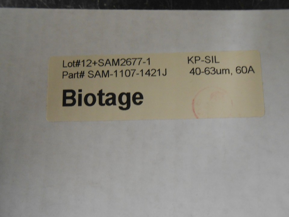 BIOTAGE SAM-1107-1421J SAM11071421J FLASH 12+, SAMPLET KP-SIL ...