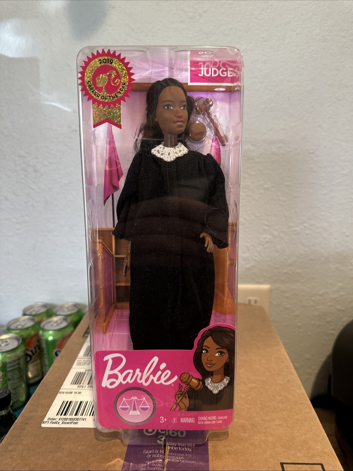 African American Judge Barbie Doll 2019 Career of The Year Mattel FXP43 ...