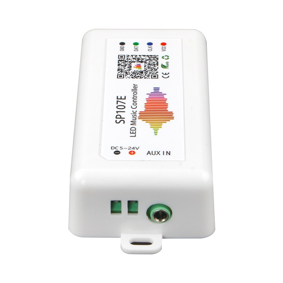 SP107E Bluetooth LED music Controller for LED Strip WS2811 WS2812B ...
