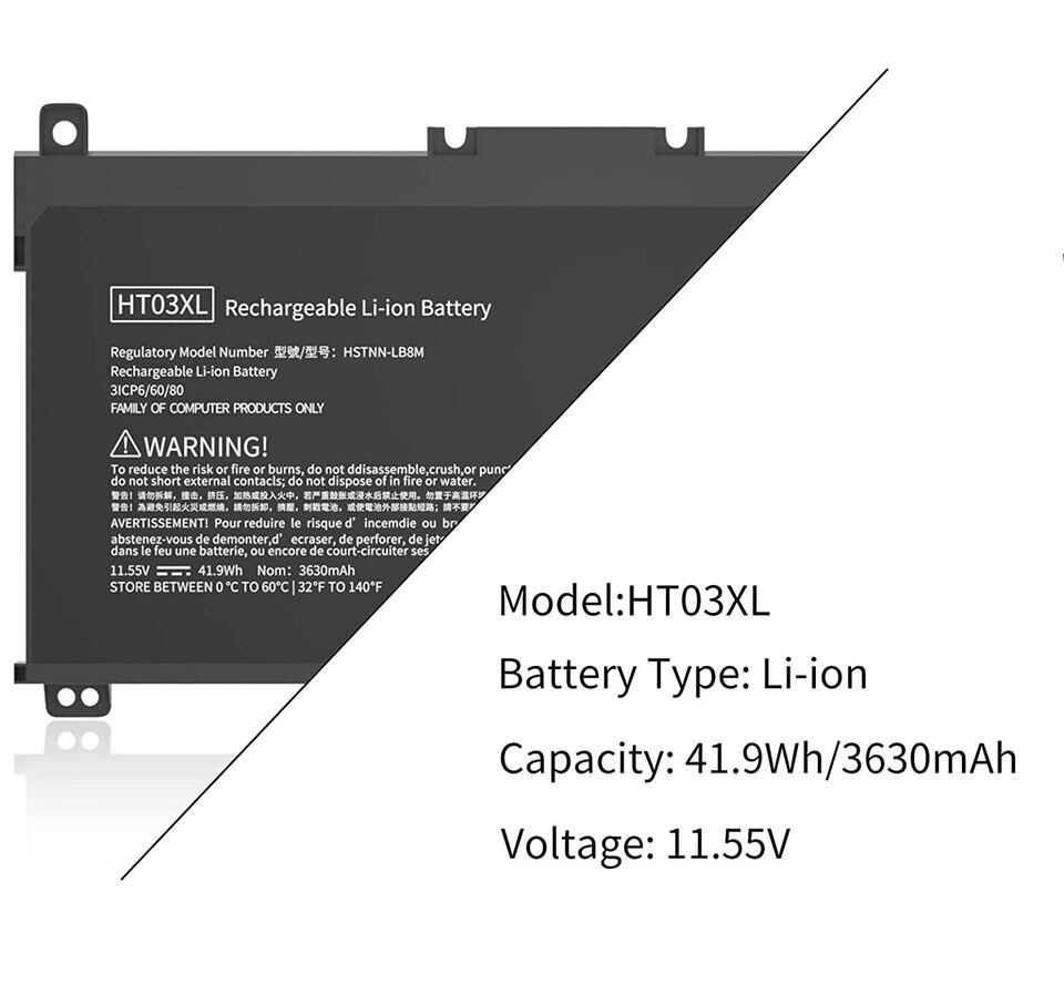 BATTERY FOR HP Pavilion 15-DA 15-DA0066CL 15-DA0002DX 15-DA0079NR 15 ...