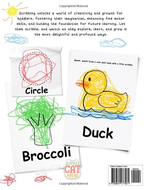 I Can Scribble: Scribbling Book with Drawing Prompts for Kids, Boys ...