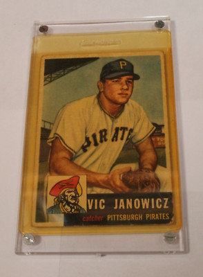 1953 Topps High Vic Janowicz Baseball Card #222 | eBay
