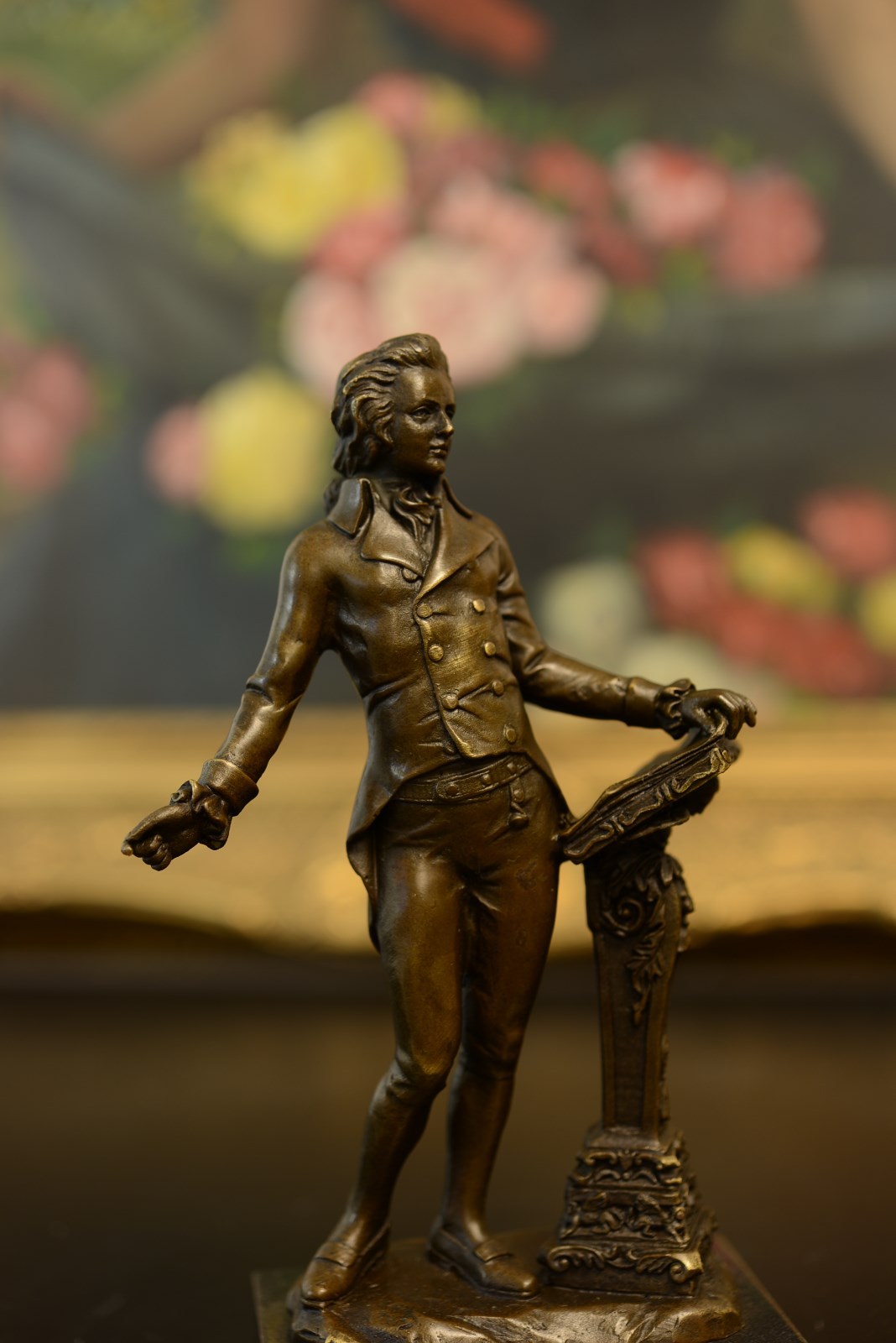 SIGNED Milo, bronze sculpture musician Statue | eBay