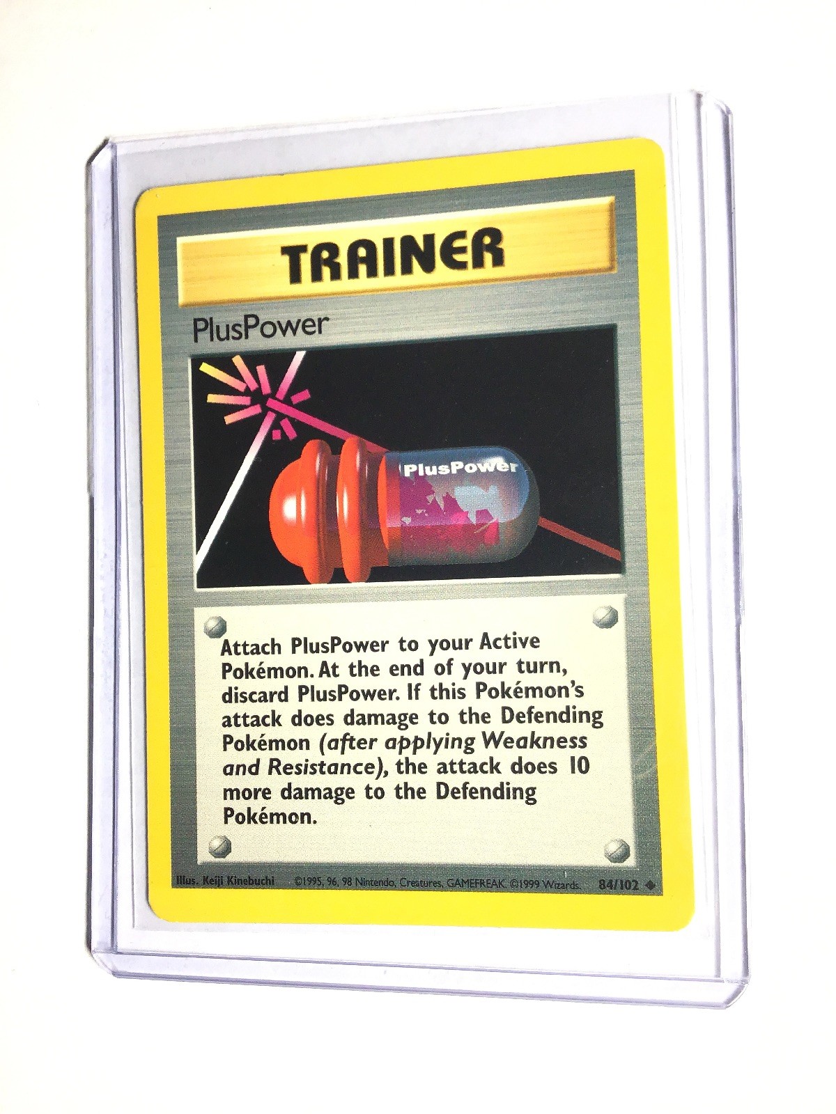 PLUSPOWER - Base Set - 84/102 - Uncommon - Pokemon Card - Unlimited ...
