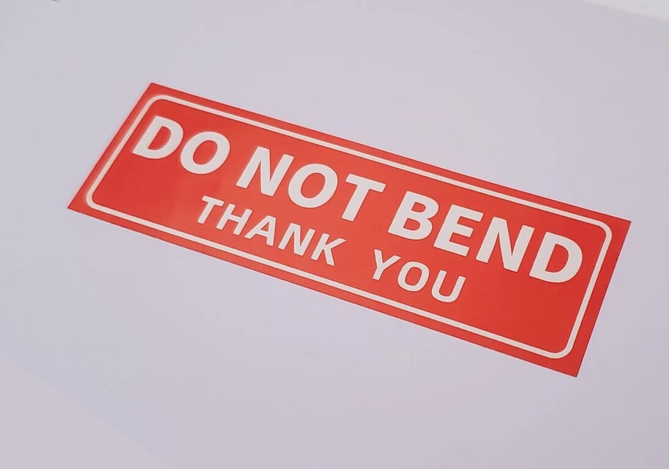 216 Do Not Bend mail stickers fragile package care postal warning ...