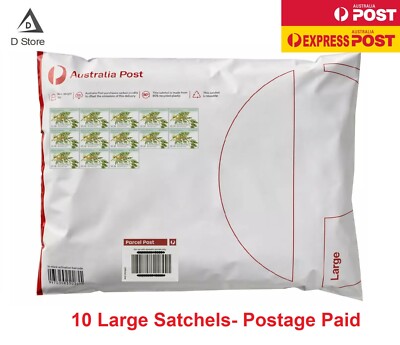Australia Post Large Prepaid Satchel + Tracking $18.95 up to 5kg - 10 ...