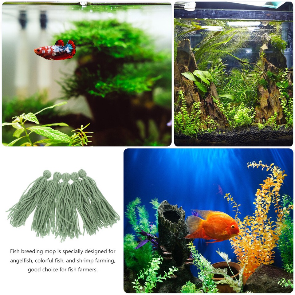5 Pcs Spawn Mop Breeding Float Floating Fish Baby Aquarium Egg Laying ...