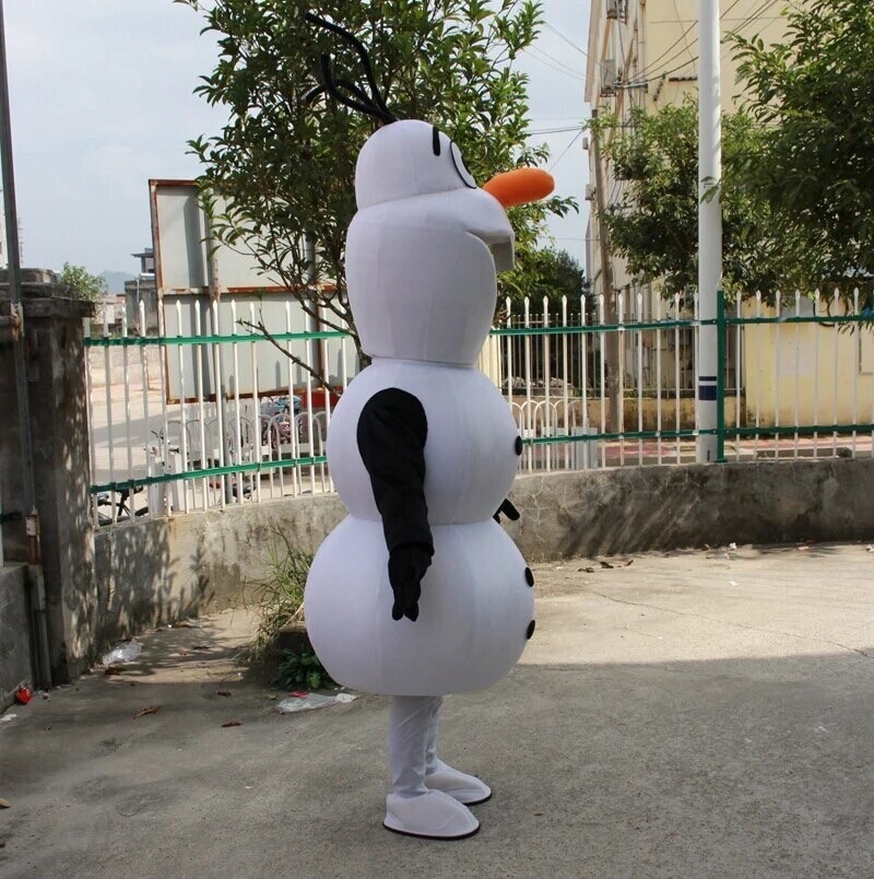 NEW~FROZEN olaf elsa anna mascot costume for party carnival adult - US ...