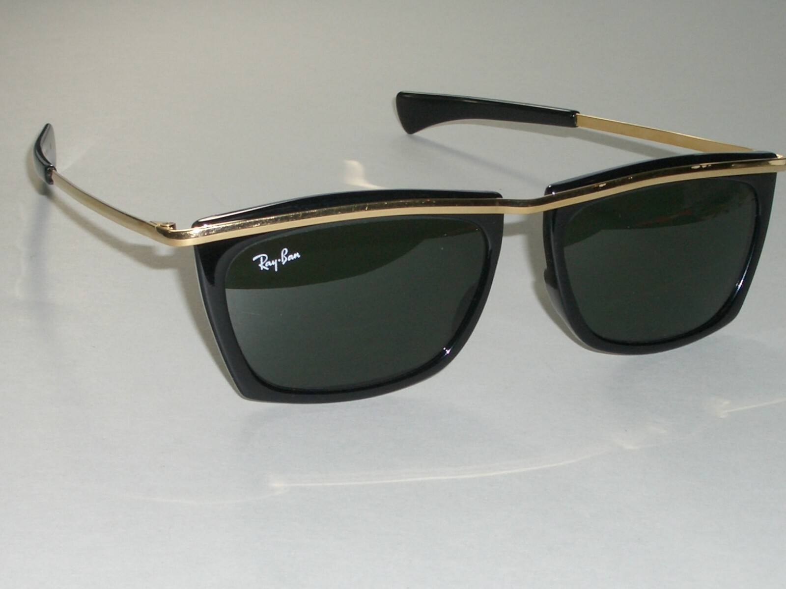 BAUSCH & LOMB RAY BAN L1004 BLACK/GOLD G15 SLEEK FUGITIVE OLYMPIAN II ...