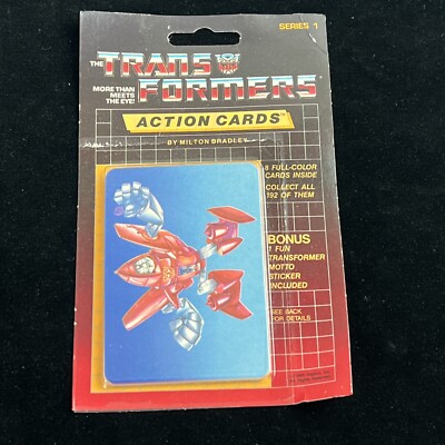 1985 Hasbro Transformers Action Cards Series 1 G1 Milton Bradley ...