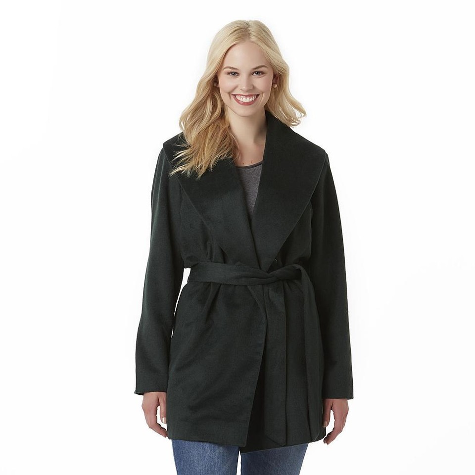Metaphor New Women's Plus Belted Wrap Coat NWT U Pick Size & Color 1X ...
