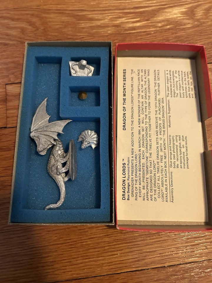 Dragon Lords White Dragon Dnd Grenadier Models 2503 1984 Complete | eBay