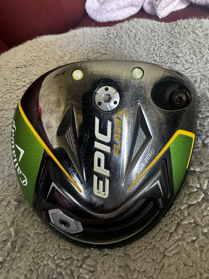 Used Callaway Epic Flash Driver - HEAD ONLY - Right-Handed - 9* | eBay