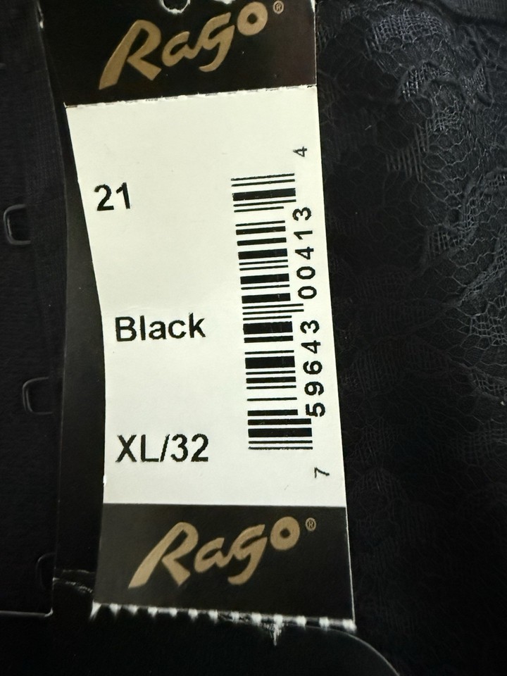 Rago Waist Cincher Garter Shapeware Extra Large | eBay