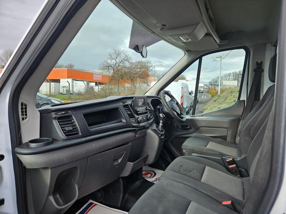 2021 ON 21 PLATE FORD TRANSIT 350 LEADER TDCI 130BHP L4HI DROPSIDE ...