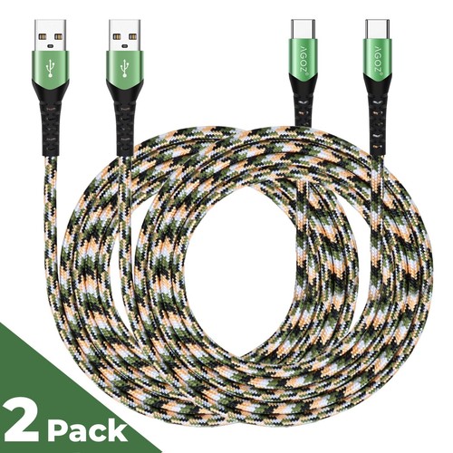 2 Pack Camo USB C - USB A Cable FAST Charger Cord for Motorola Edge ...
