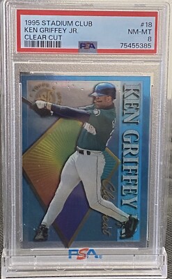 1995 Stadium Club Ken Griffey Jr Clear Cut Psa 8 | eBay