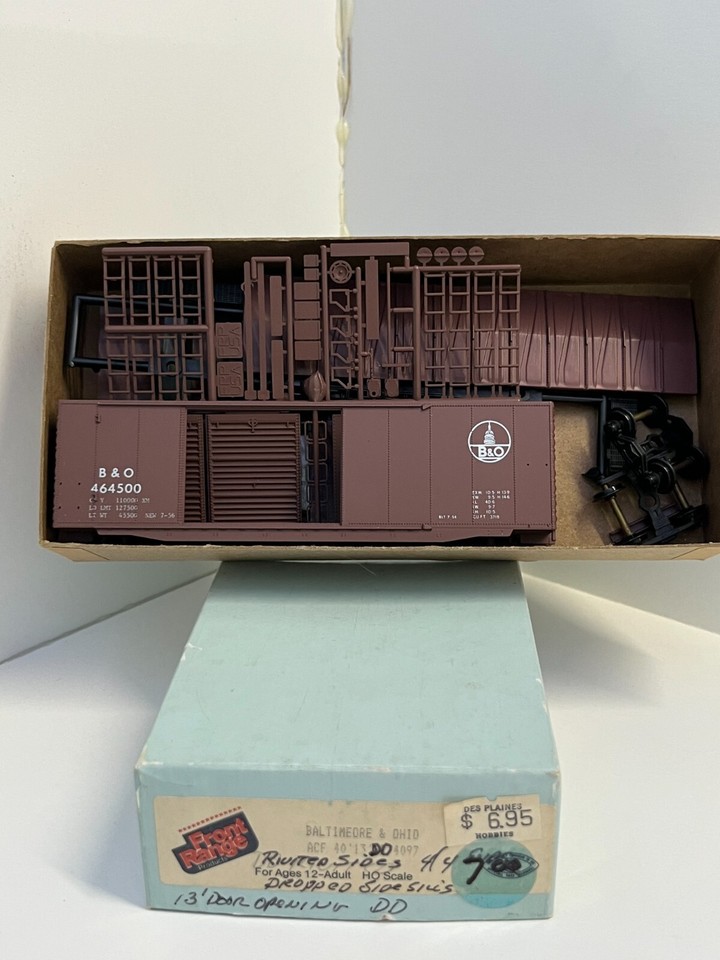 Front Range Baltimore & Ohio 40Ft Box car Kit | eBay