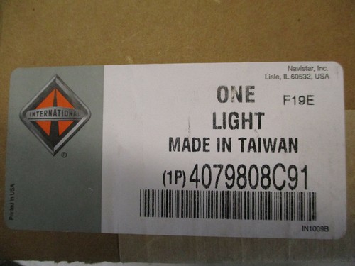 4079808C91 OEM INTERNATIONAL LED WHITE FOG LIGHT REAR MOUNTING ...