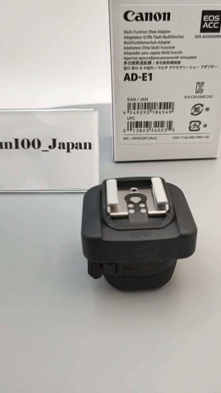 CANON AD-E1 Multi-Function Shoe Adapter Black Dust and drip-proof fast shipping 4549292184549| eBay