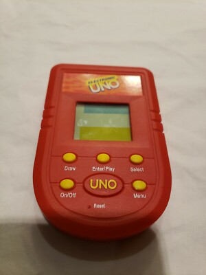 UNO Electronic Handheld Travel Game 2002 By Mattel Tested | eBay