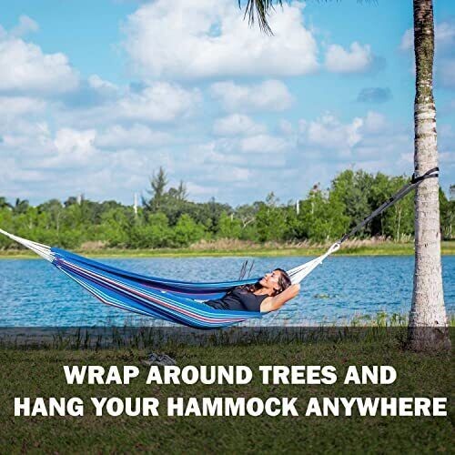 Bliss Hammocks Adjustable Hammock Tree Straps Multi-Loop Suspension ...