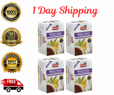 Badia-Natural Herbs Slimming/Slim Tea Lose Weight Detox(4 Packs ) 100 ...